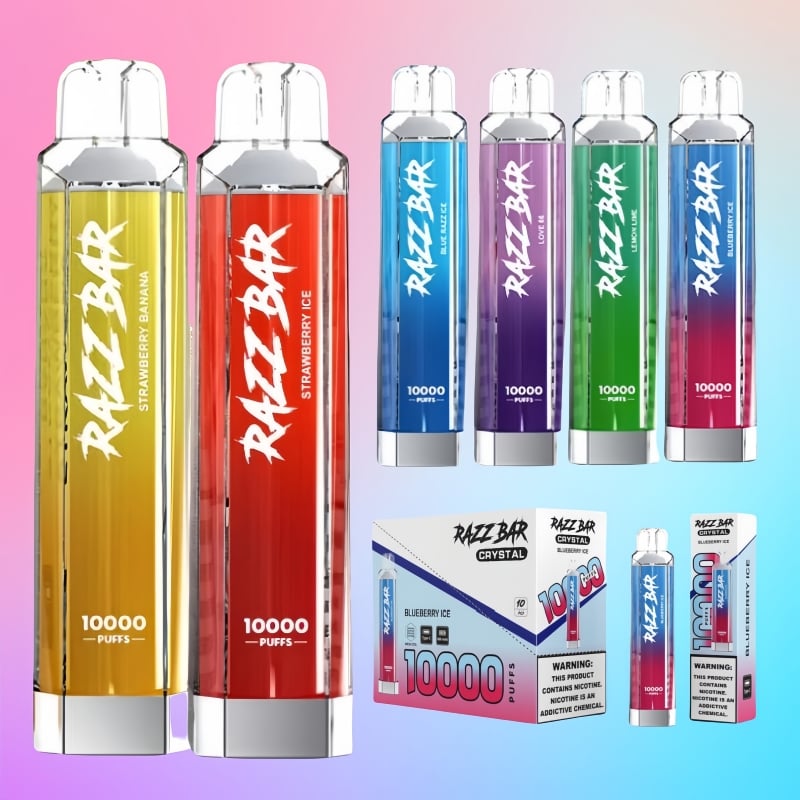 Razz Bar Crystal 10000 Puffs | Prix €9,09 | Grossiste